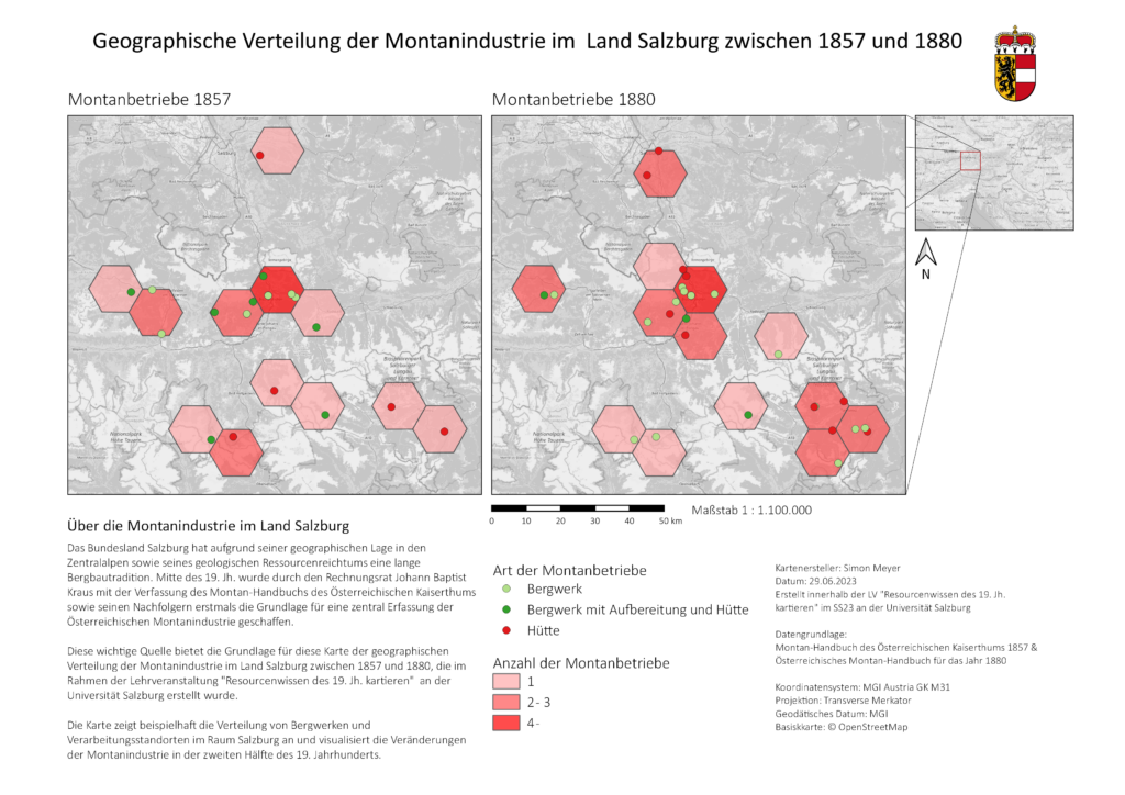 Introduction into Historical GIS – Portfolio Simon Meyer